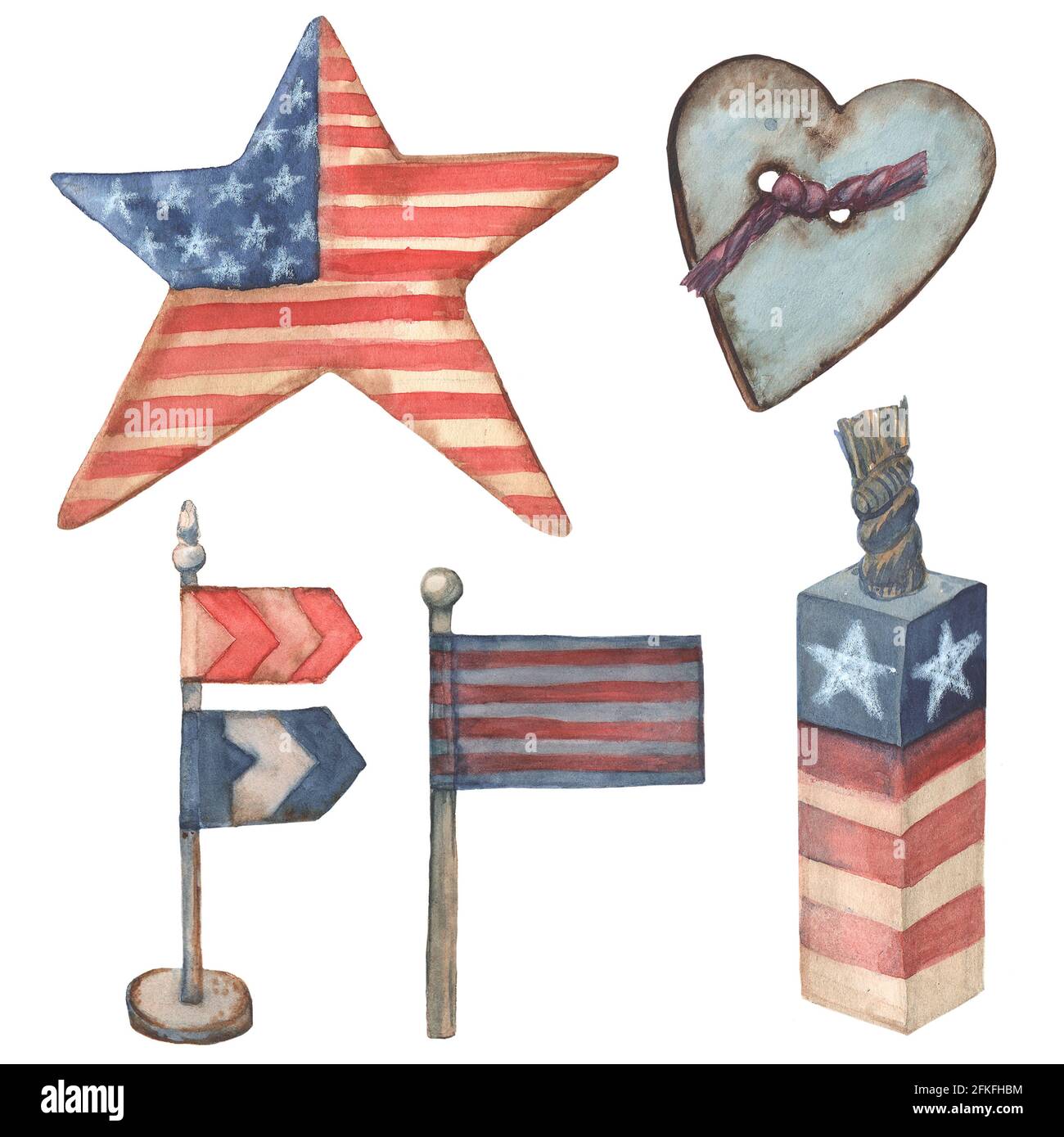 Clipart Patriotic Red Blue