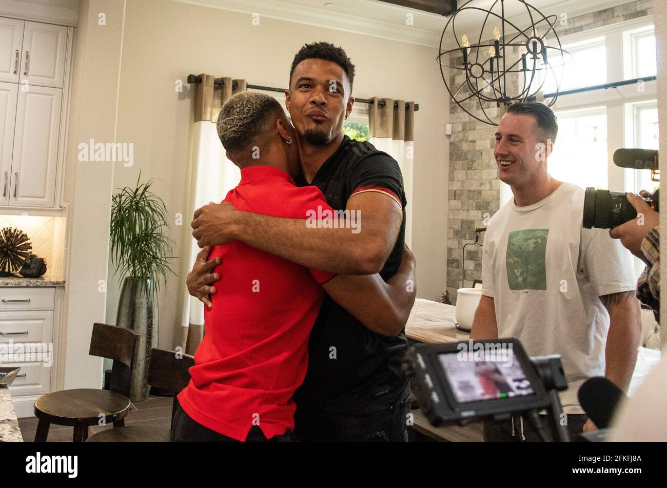 Lake Forest, USA. 01st May, 2021. German-American football player Amon ...