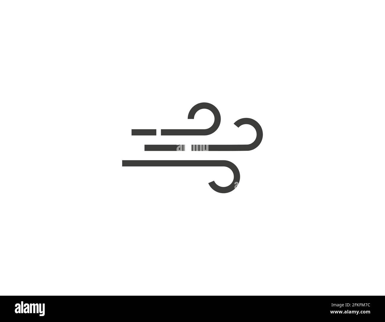 Wind, weather energy, flat icon. Vector illustration Stock Vector Image ...