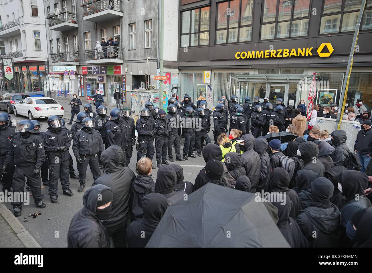 Berlin, Germany. 01st May, 2021. Participants of the demonstration of ...