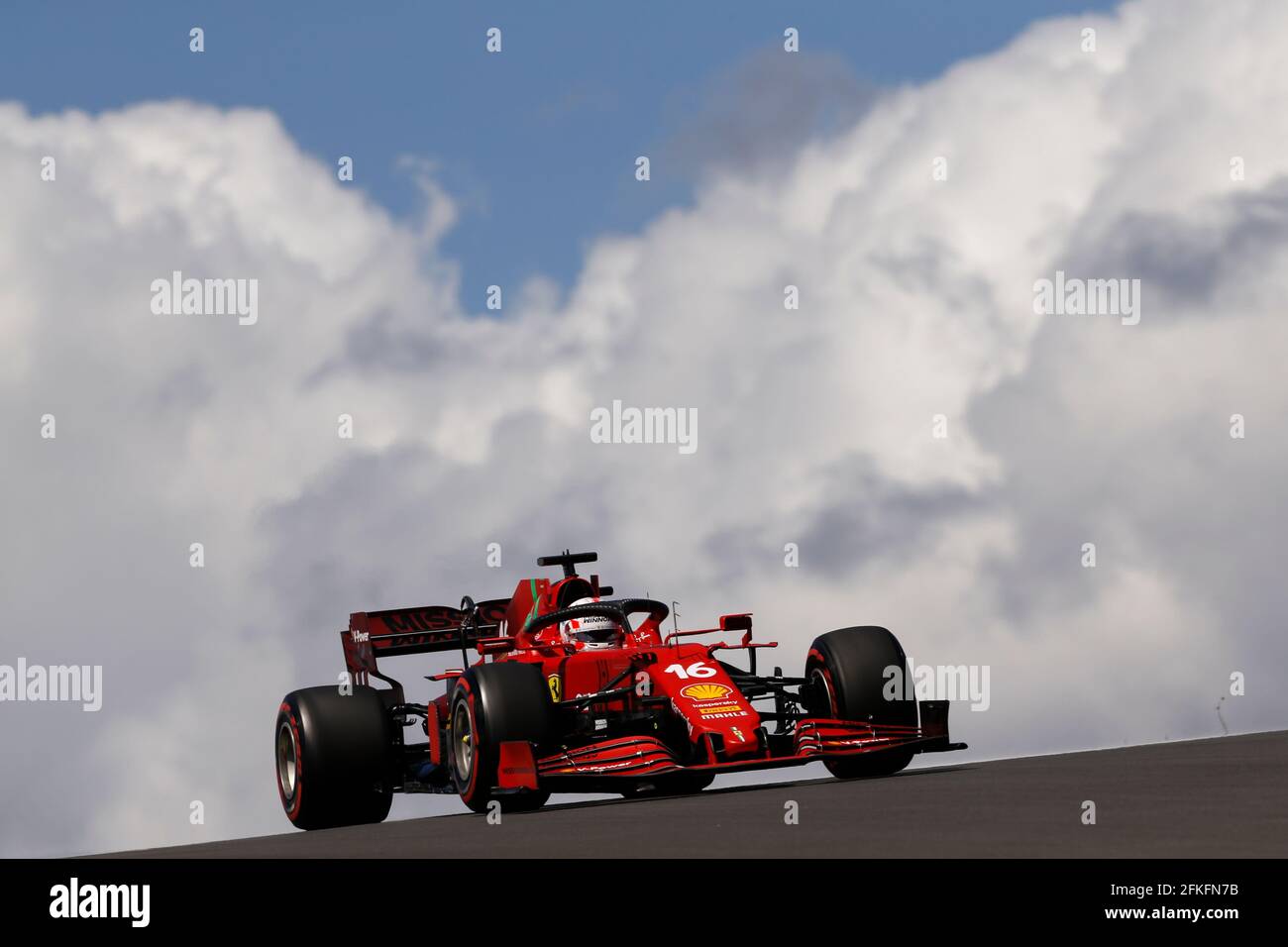 16 LECLERC Charles (mco), Scuderia Ferrari SF21, action during the Formula 1 Heineken Grande ...