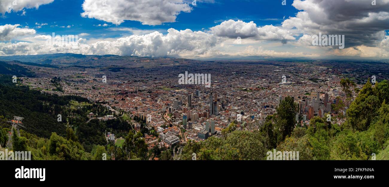 Landscape of Bogota city, Colombia Stock Photo - Alamy