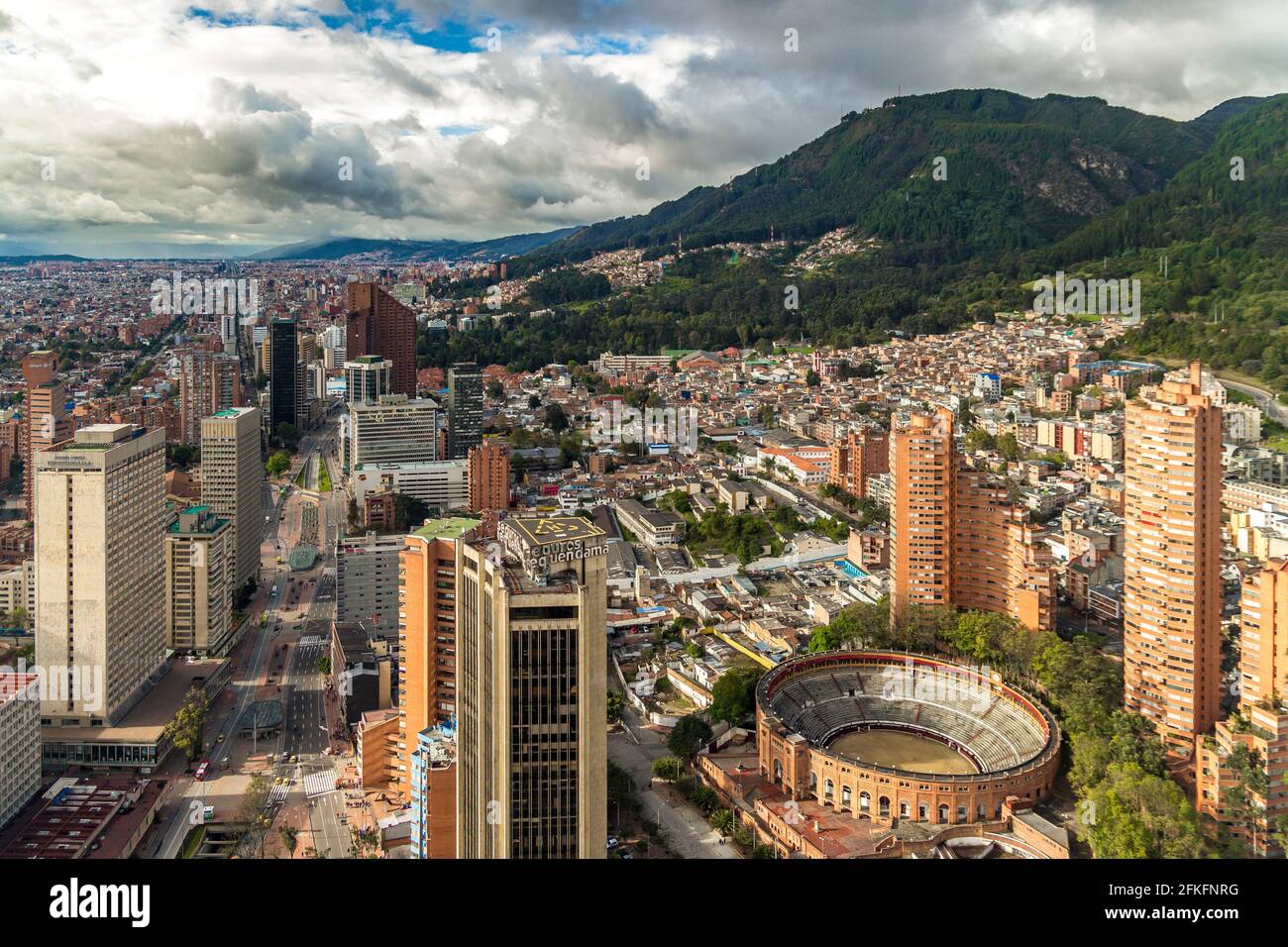 Landscape of Bogota city, Colombia Stock Photo - Alamy
