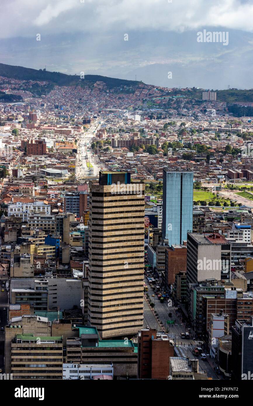 Landscape of Bogota city, Colombia Stock Photo - Alamy