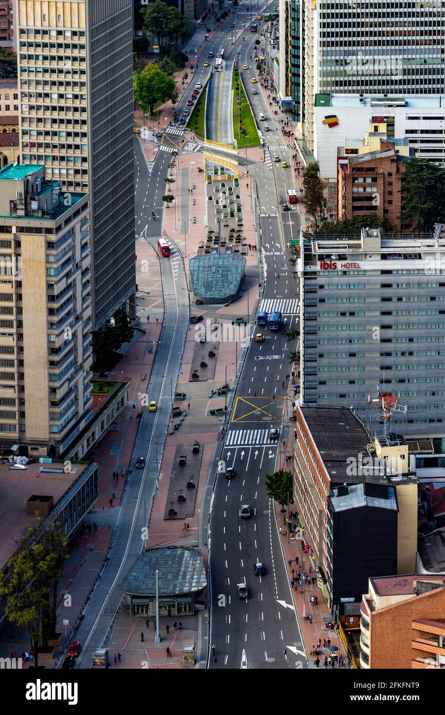 Landscape of Bogota city, Colombia Stock Photo - Alamy
