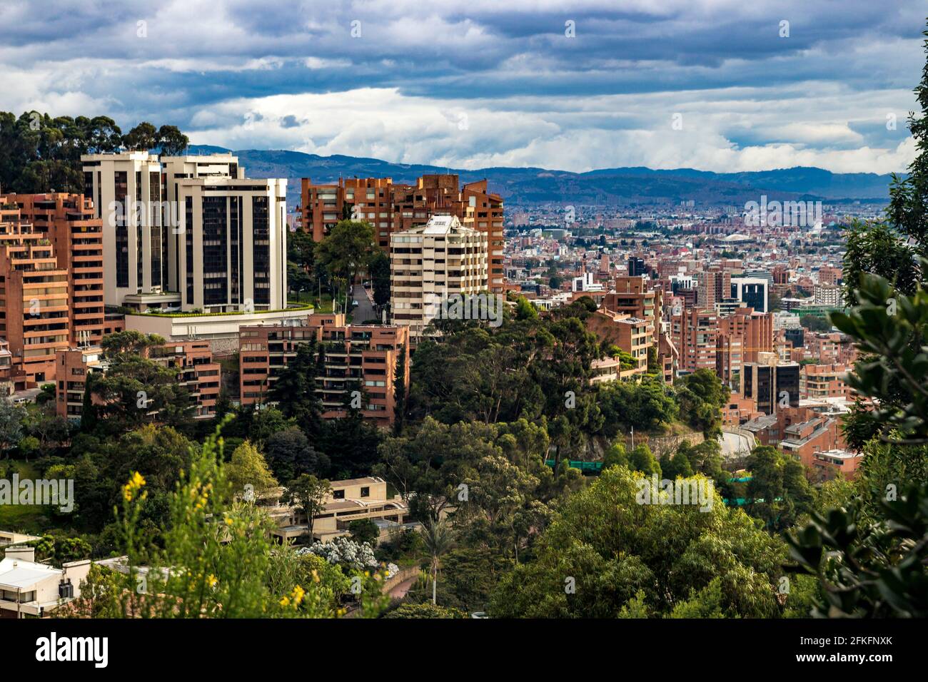 Landscape of Bogota city, Colombia Stock Photo - Alamy