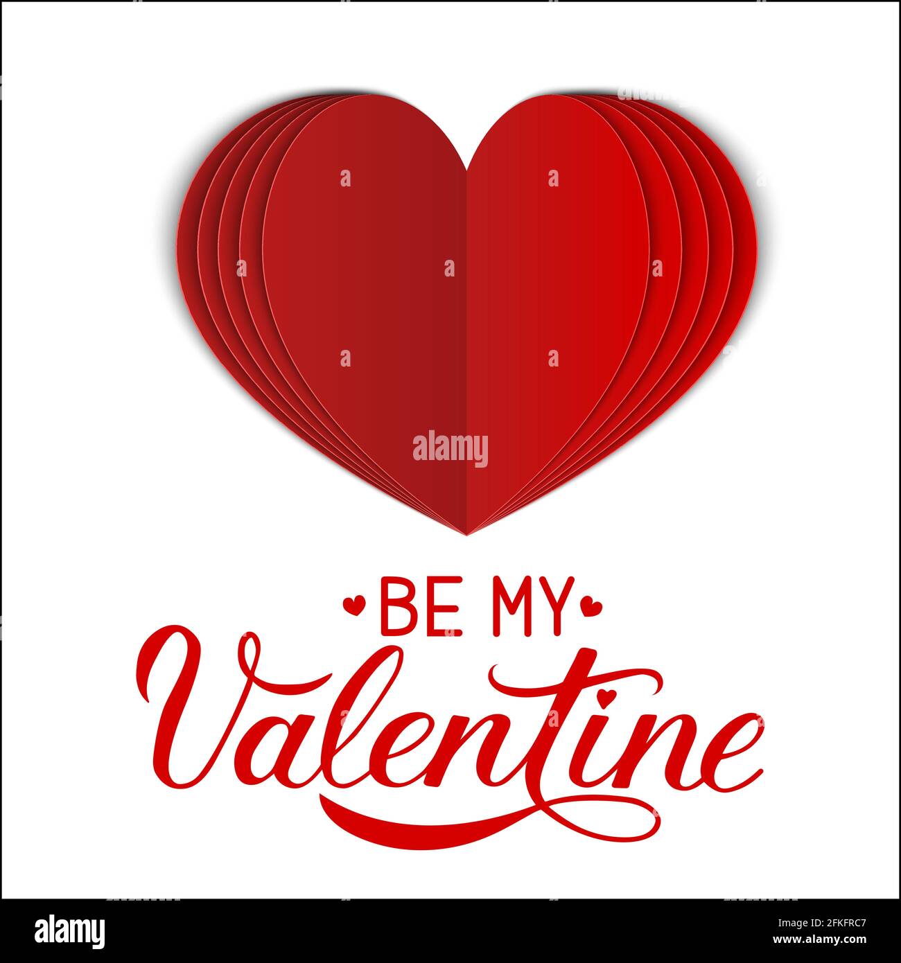 Valentine s day greeting card with calligraphy hand lettering Me my ...