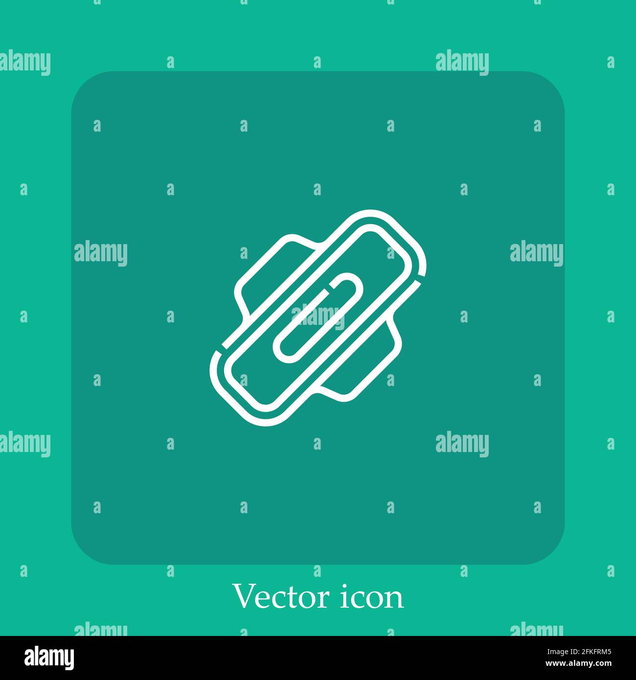 sanitary vector icon linear icon.Line with Editable stroke Stock Vector ...