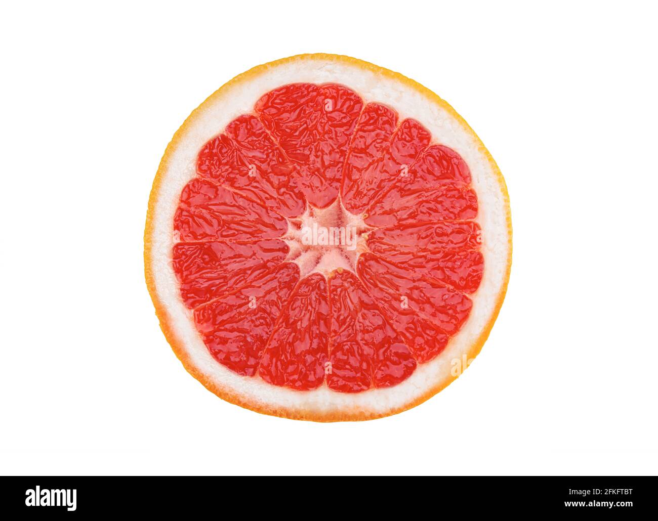 Grapefruit isolated on white background Stock Photo - Alamy