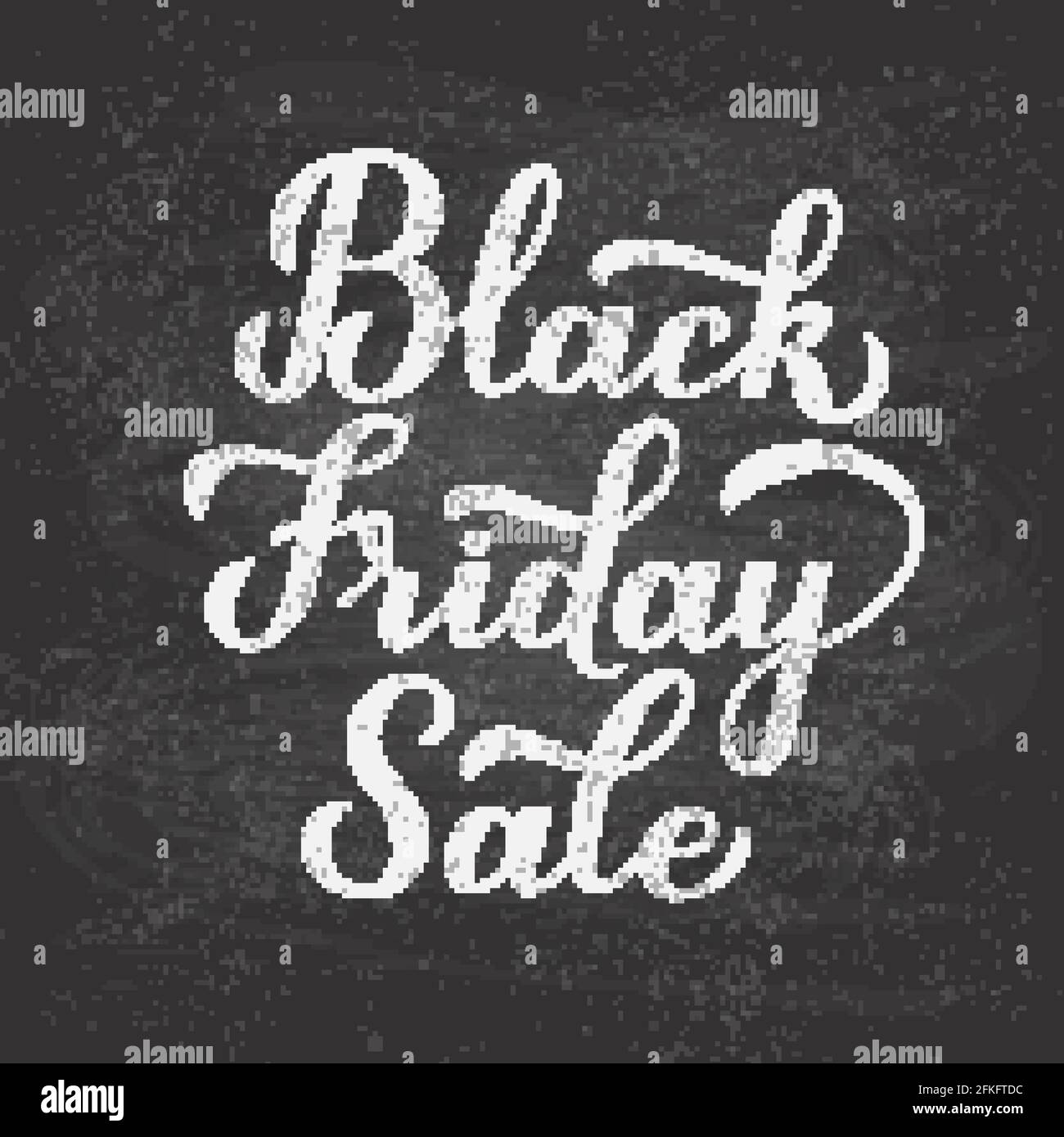 Black Friday Sale calligraphy hand lettering on chalkboard background ...