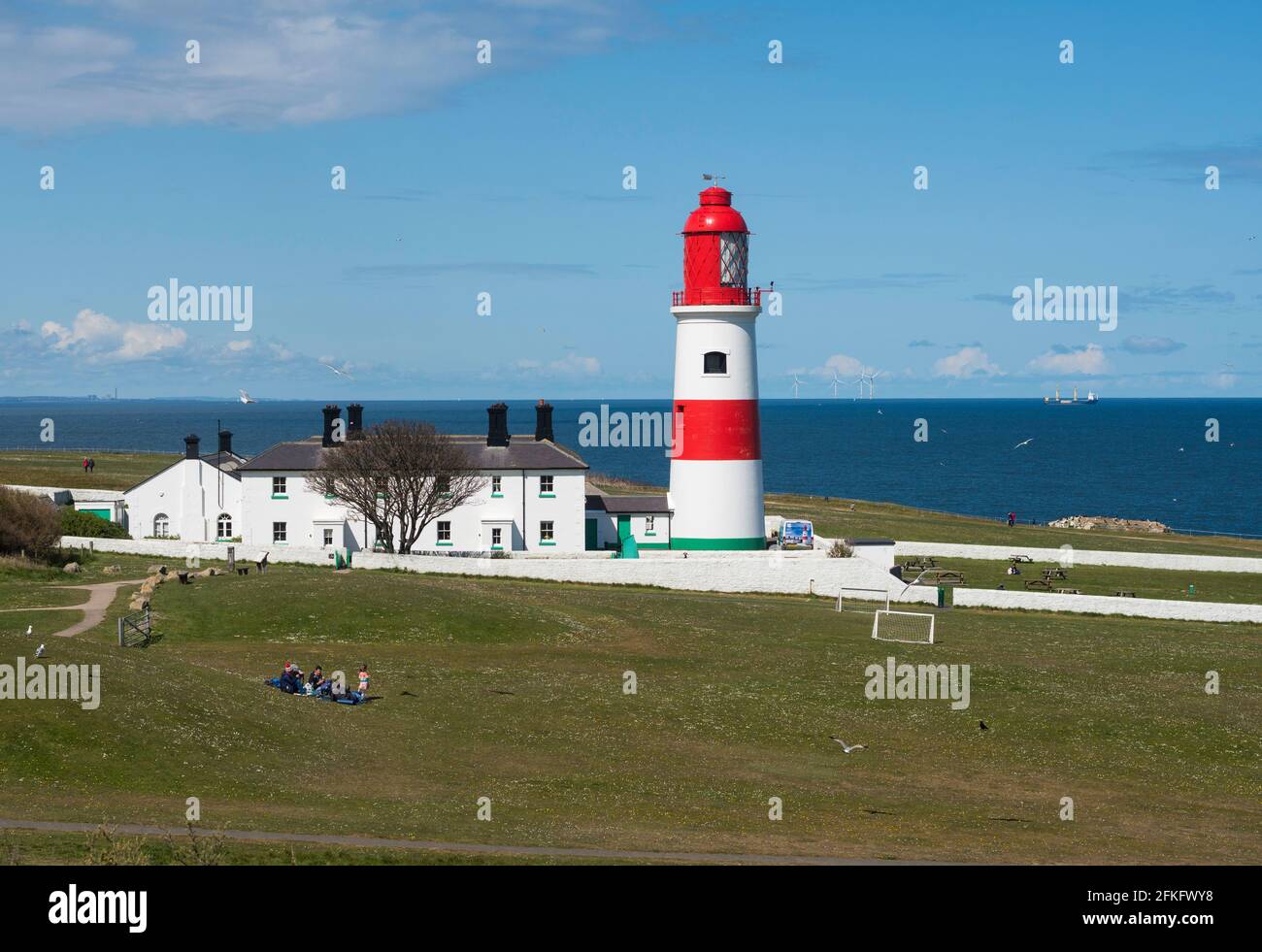 Victorian Souter Lighthouse High Resolution Stock Photography and ...