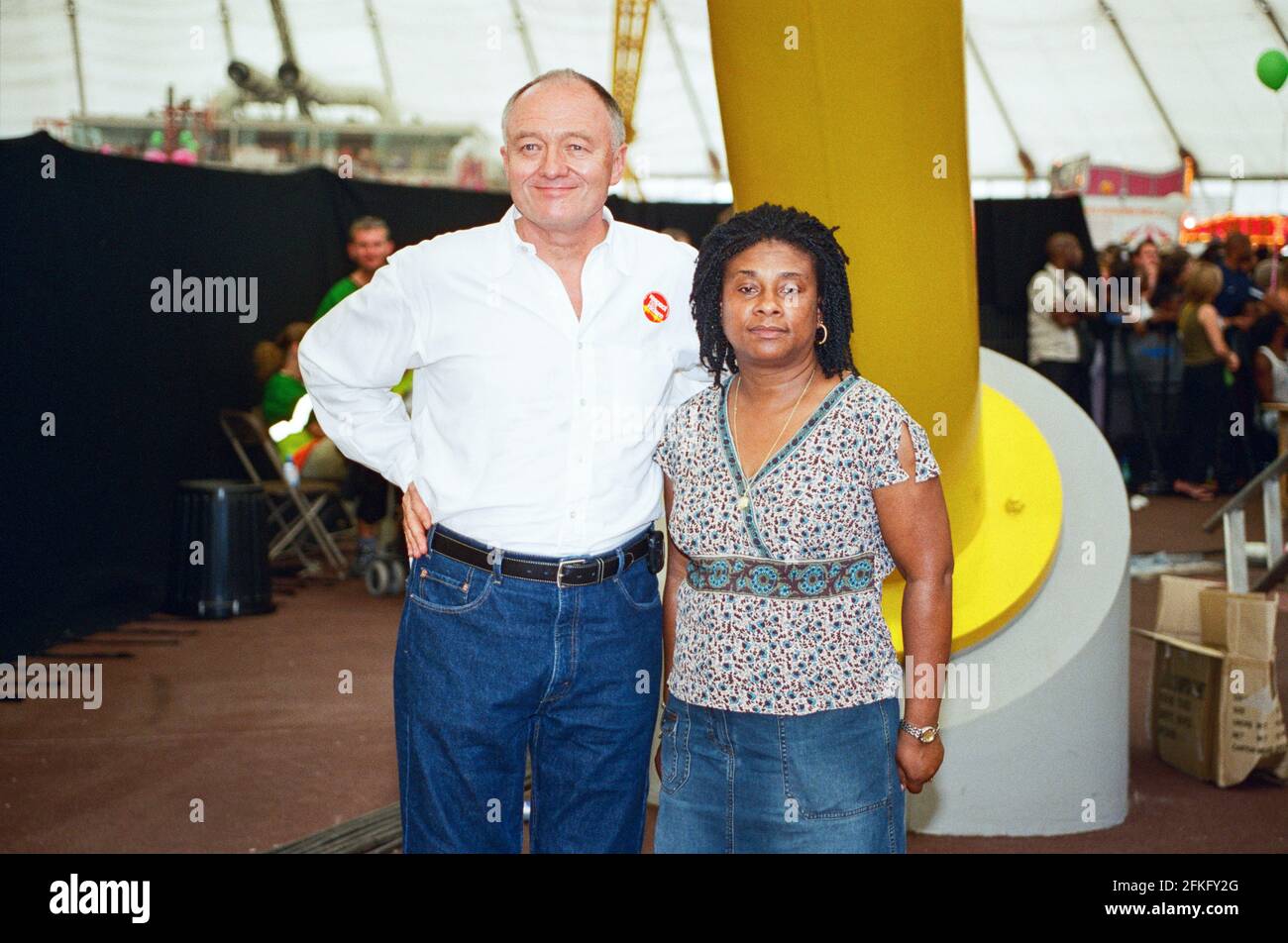 Mayor of London Ken Livingstone and Doreen Lawrence mother of murdered ...