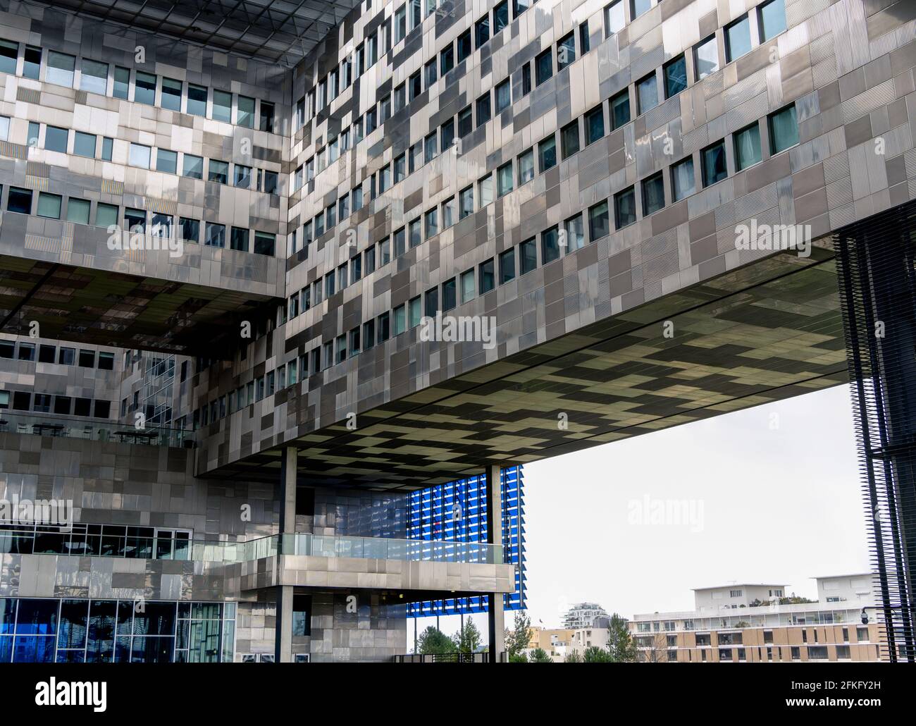 Modern architecture - The new Town Hall of the city of Montpellier by ...
