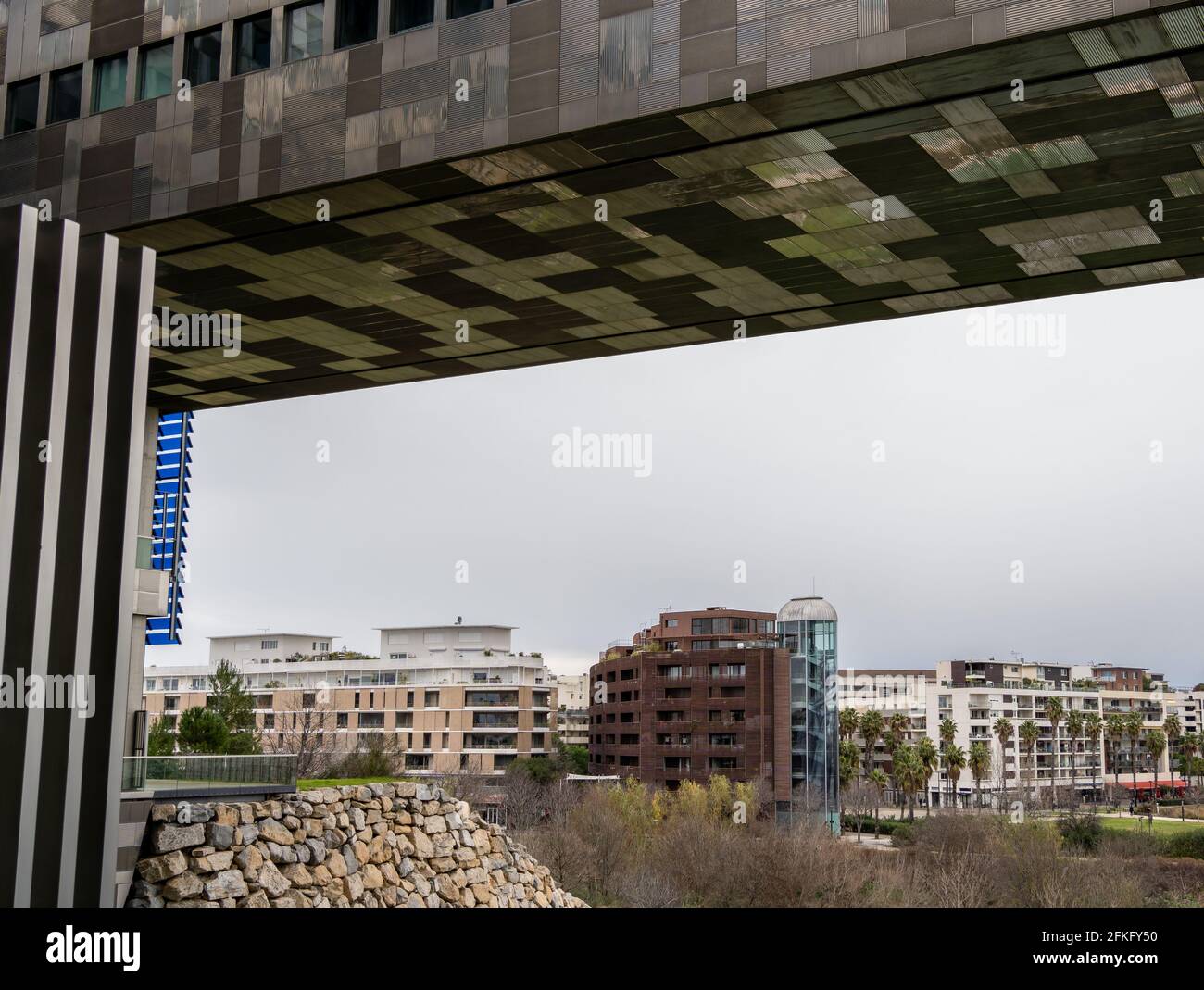 Modern architecture - The new Town Hall of the city of Montpellier by ...