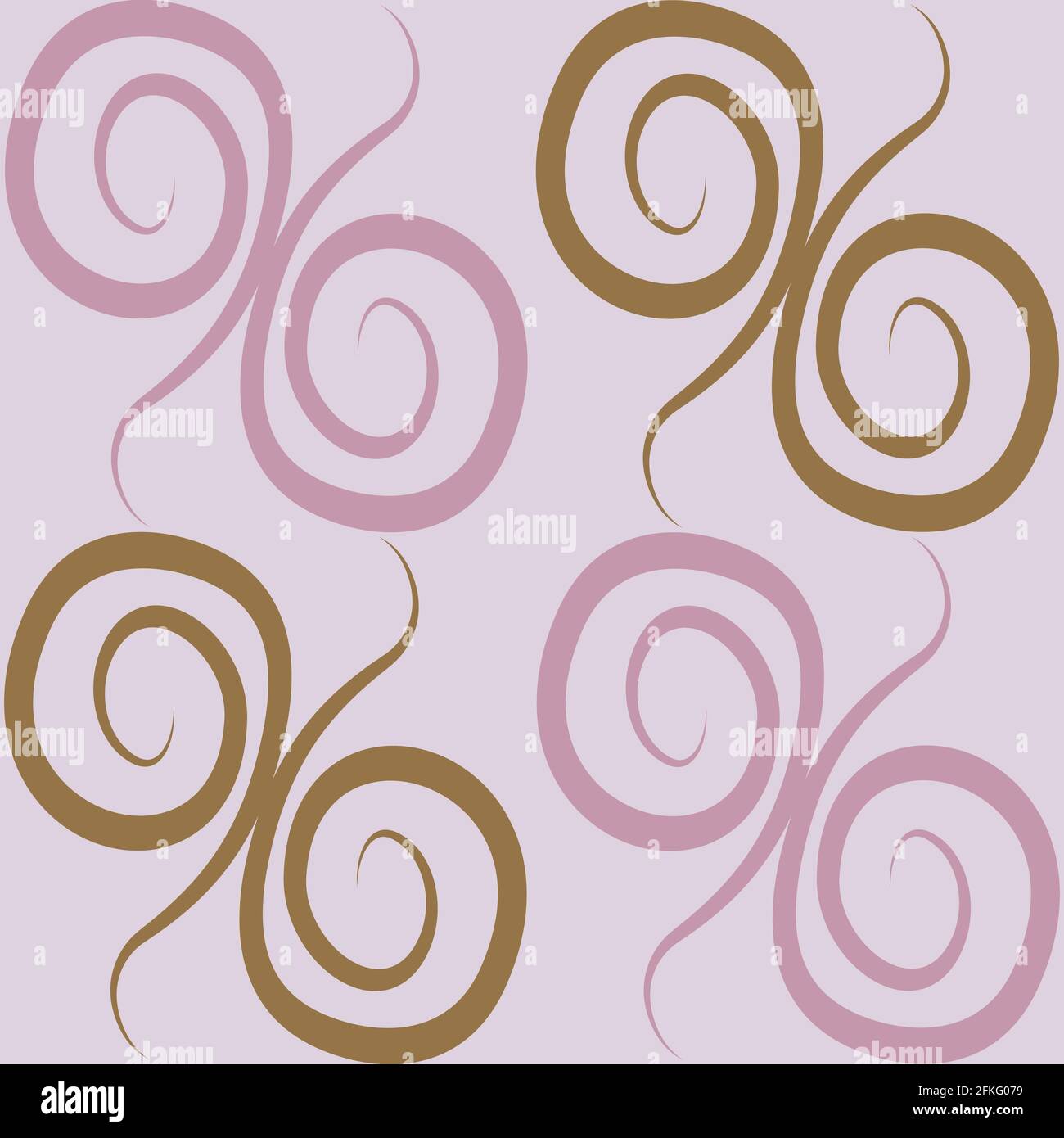 Seamless texture, pattern on a square background - colored curls ...
