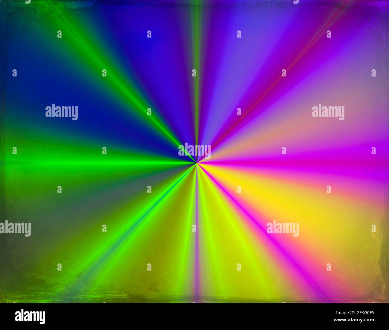 Vivid background with rainbowlike colors propagating from the middle ...