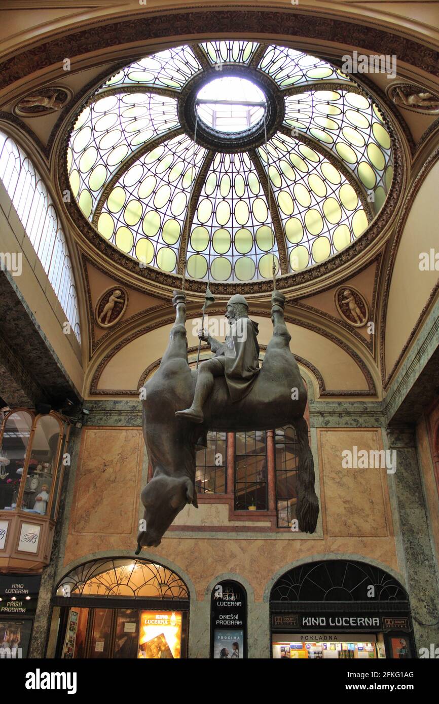 Lucerna passage prague hi-res stock photography and images - Alamy