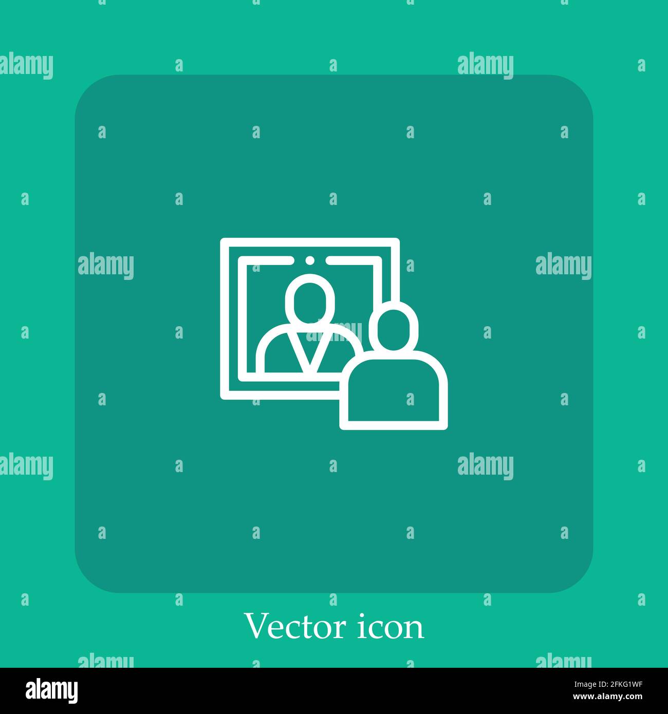Self esteem icon vector vectors hi-res stock photography and images - Alamy