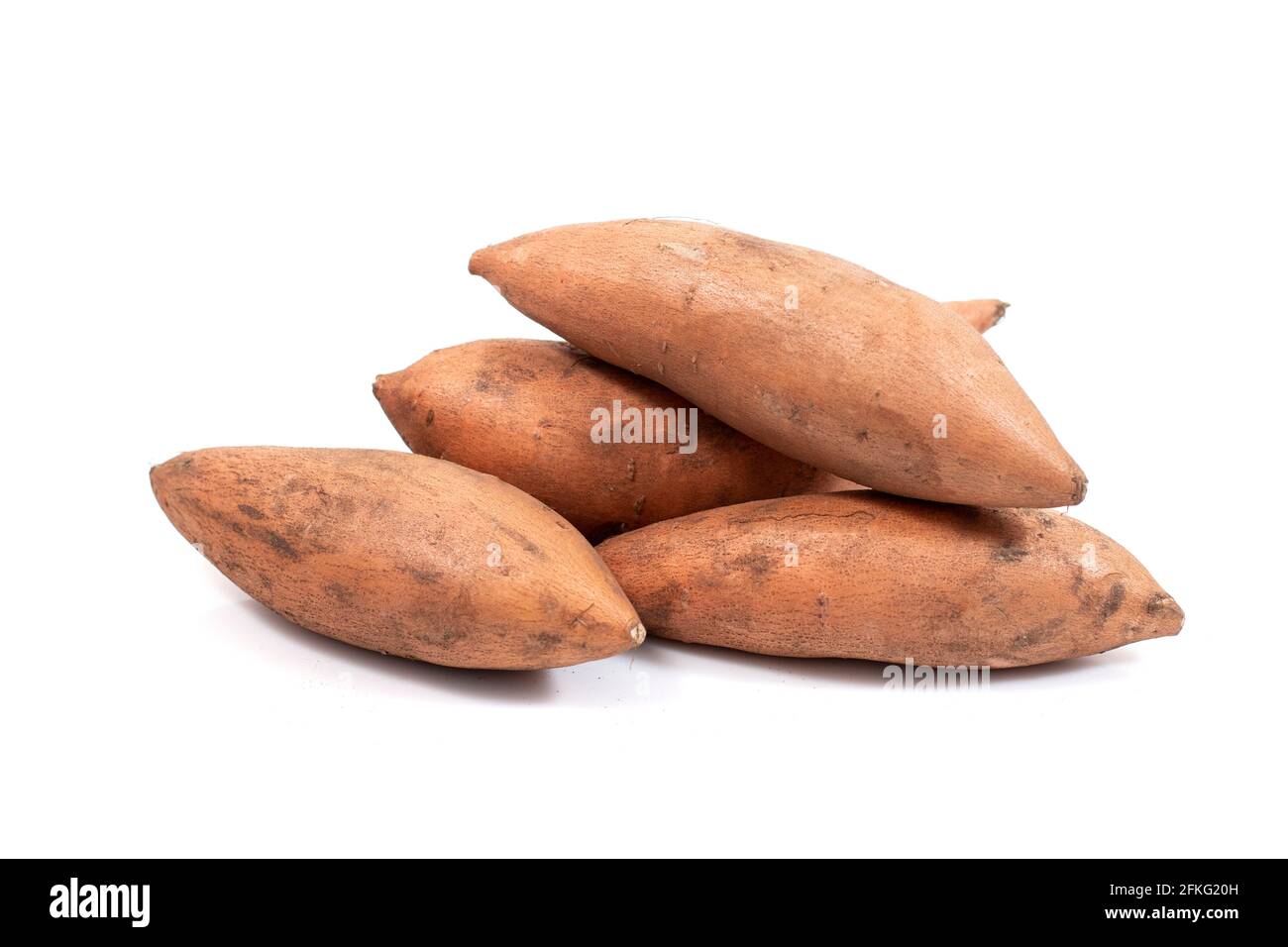 Sweet potato root vegetable isolated on a white background Stock Photo ...