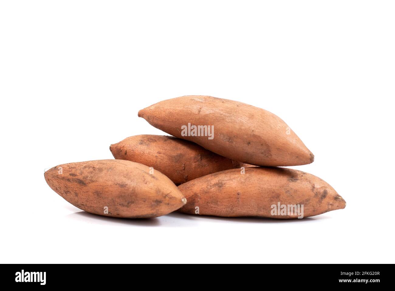 Sweet potato root vegetable isolated on a white background Stock Photo ...