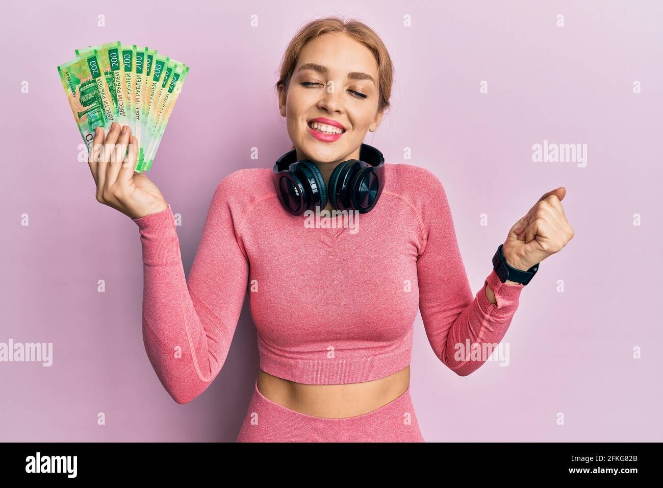 Russian girl gym hi-res stock photography and images - Alamy