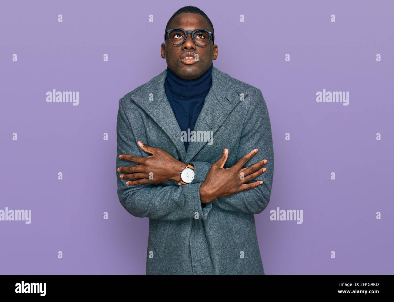 Shivering person african american hi-res stock photography and images ...