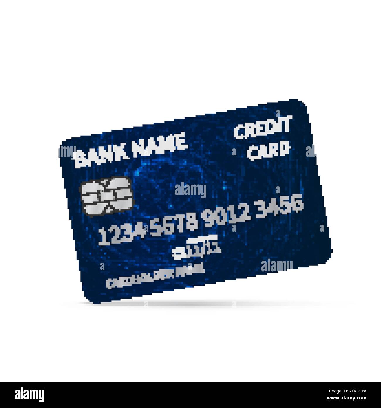 Embossing Credit Card Font