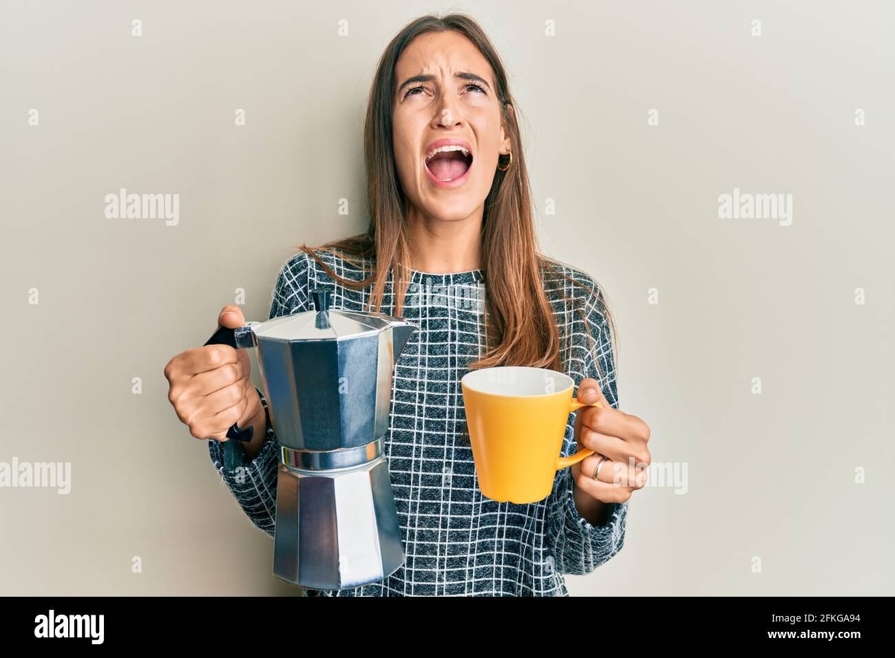 Woman with bad teeth drinking hi-res stock photography and images - Alamy