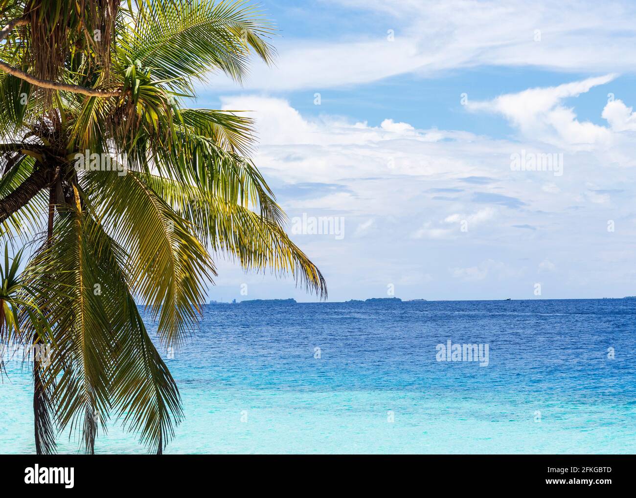 Shot of a tropical island Stock Photo - Alamy