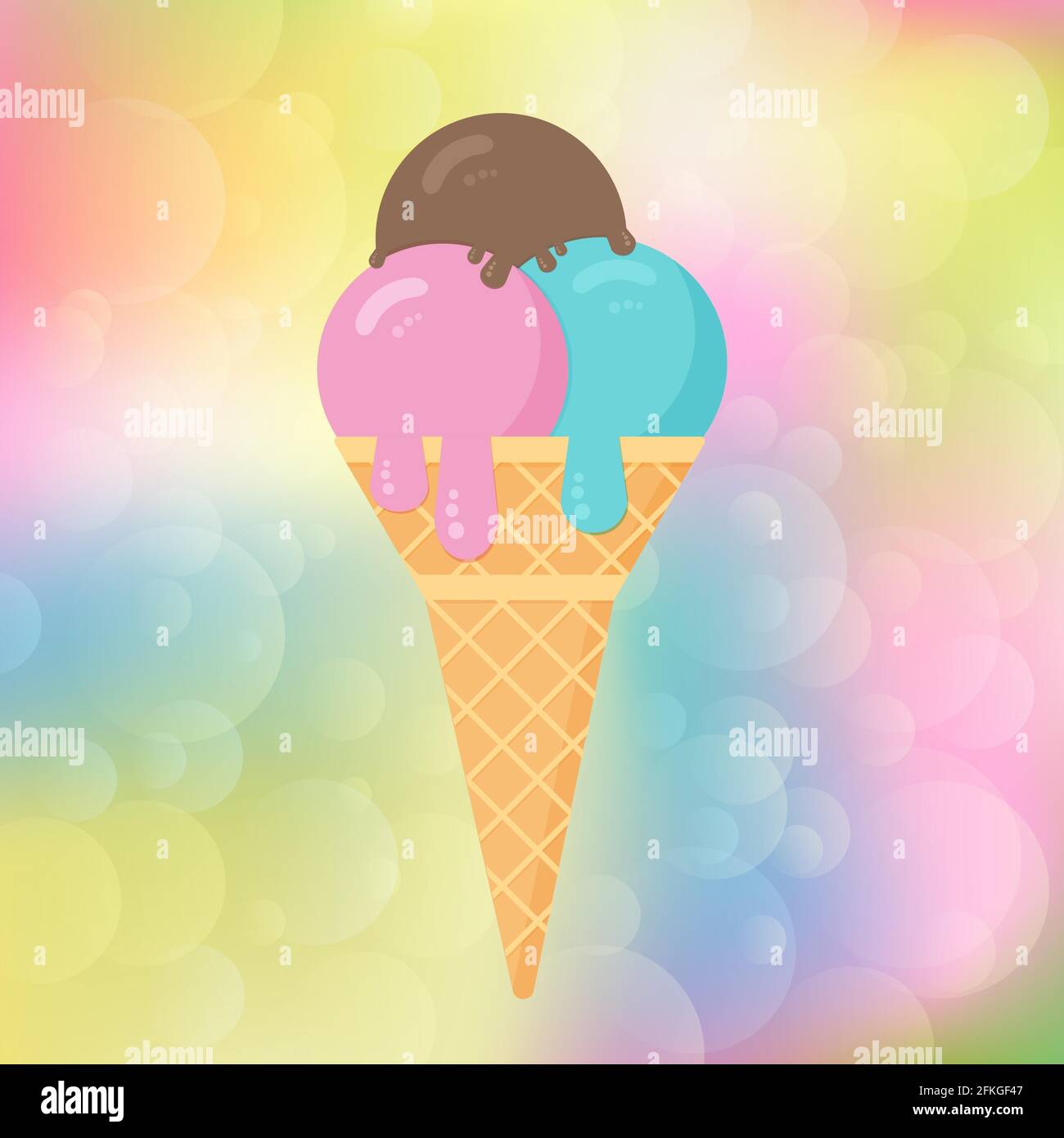 Gelato style Stock Vector Images - Alamy