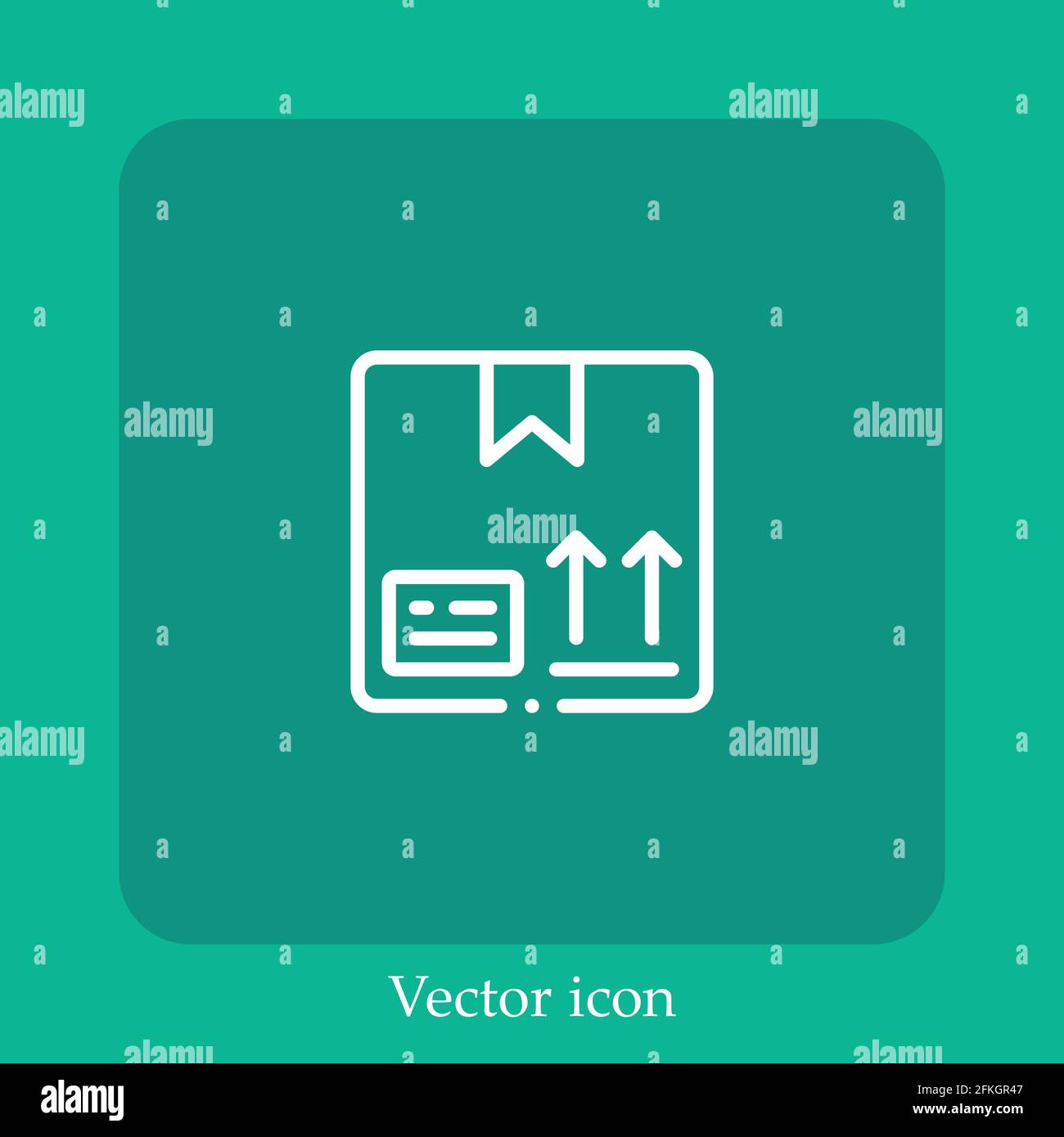 Side of box this way up Stock Vector Images - Alamy