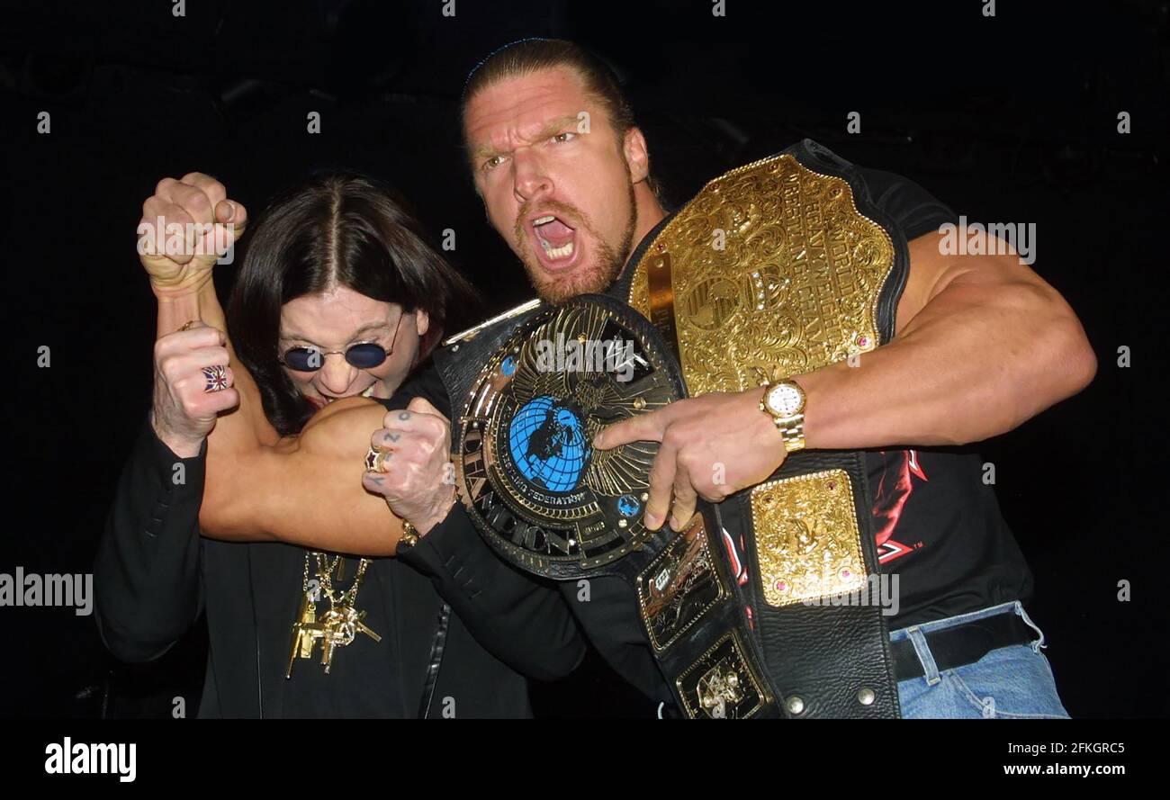 Triple H Ozzy Osbourne 2002 Credit: John Barrett/PHOTOlink /MediaPunch ...