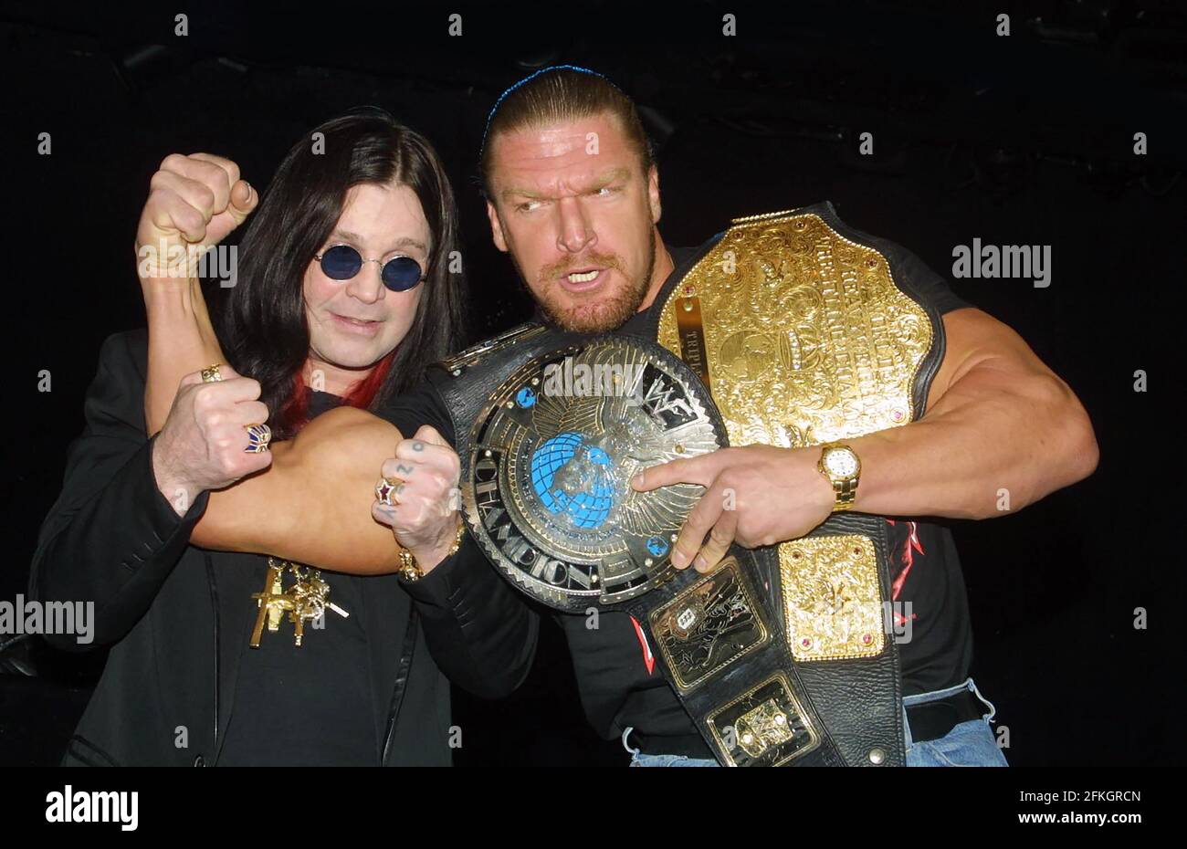 Triple H Ozzy Osbourne 2002 Credit: John Barrett/PHOTOlink /MediaPunch ...