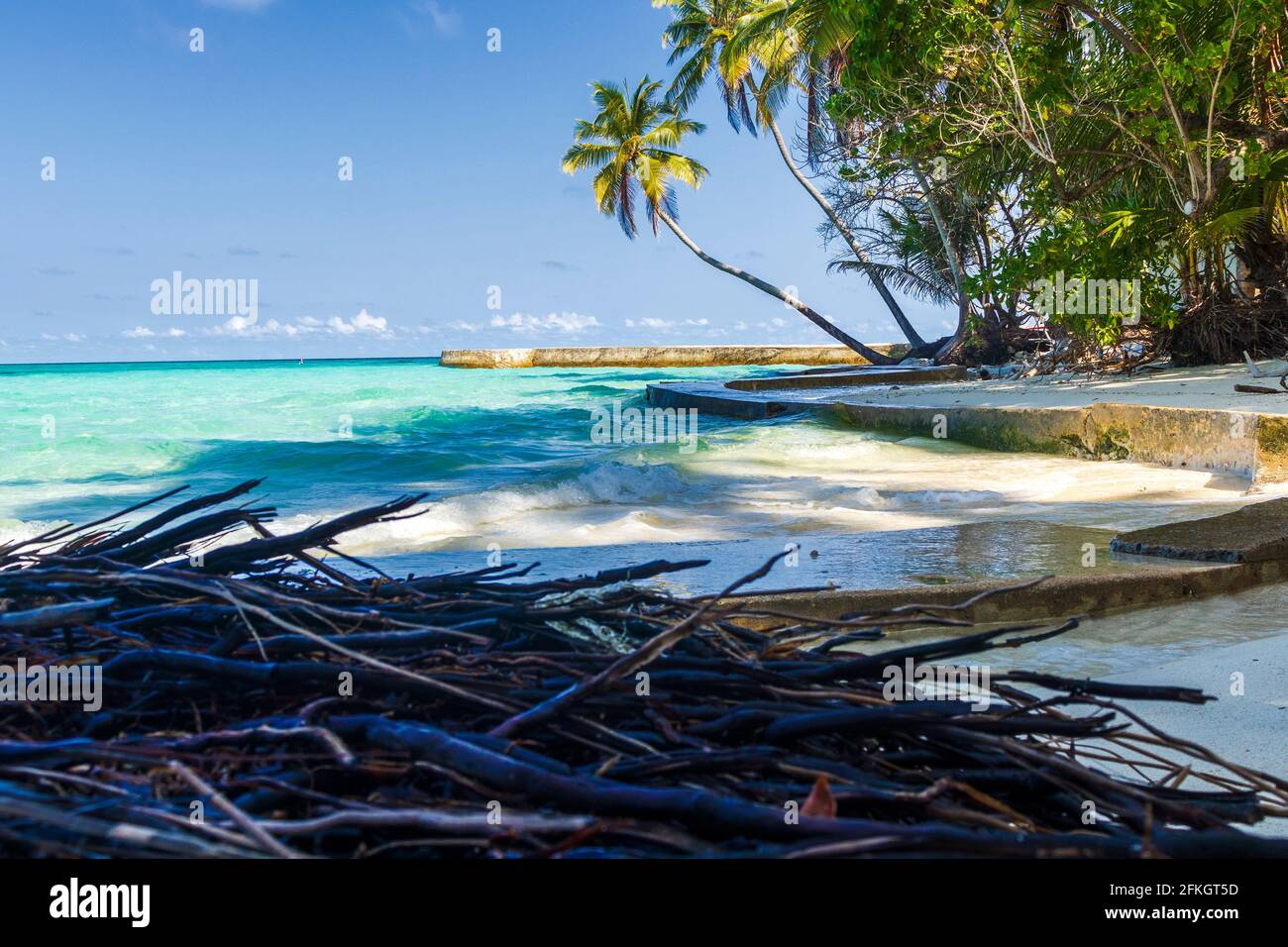 Shot of a tropical island Stock Photo - Alamy