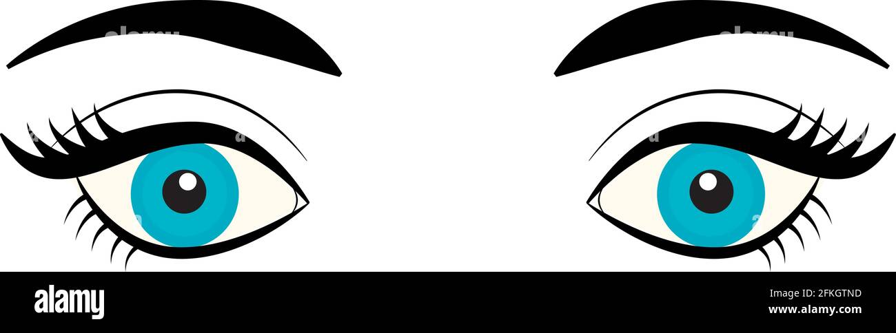 Cartoon Girl Eyes With Eyelashes Clipart Cartoon Girl Eyes With Eyelashes Clipart