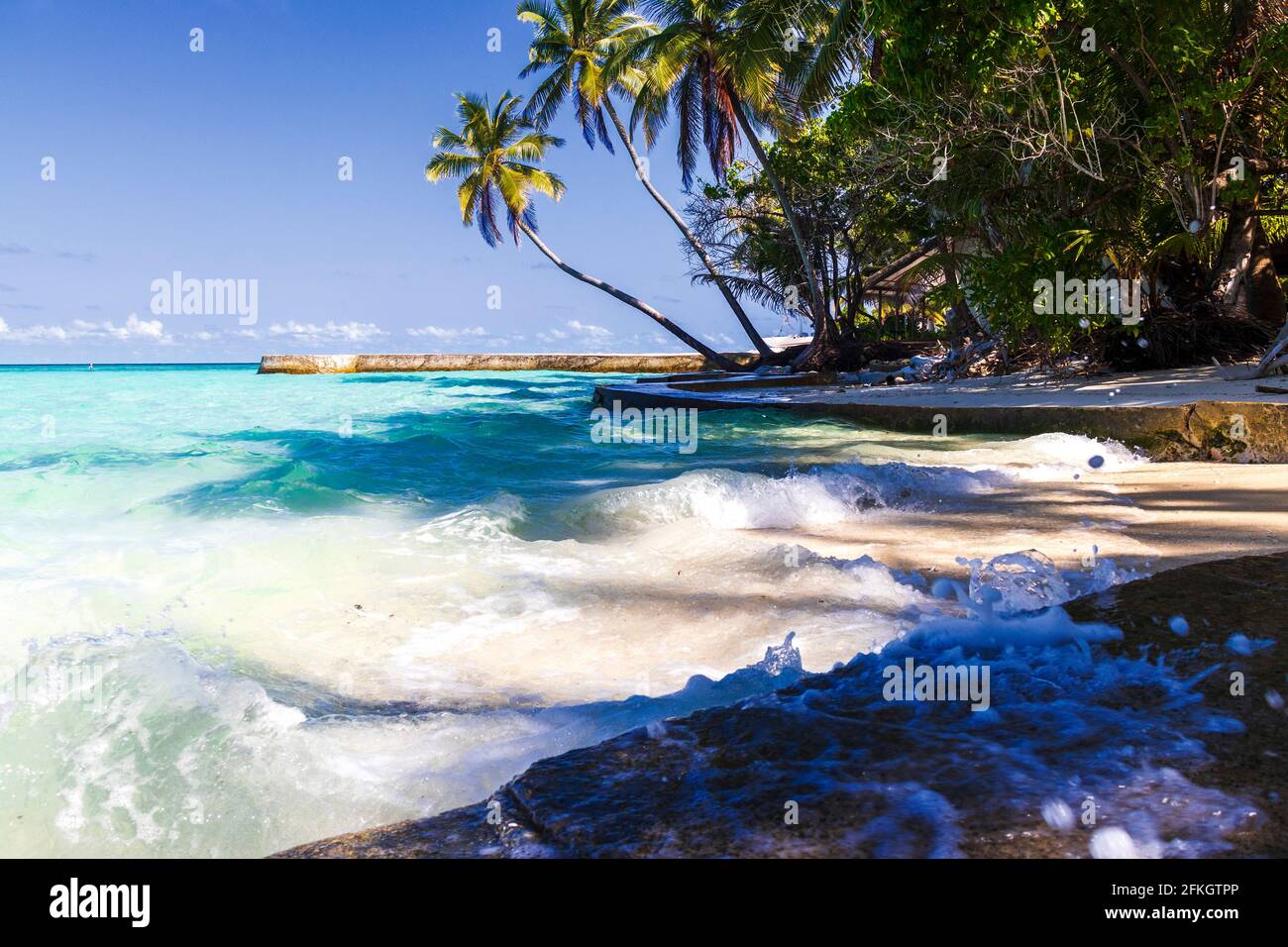 Shot of a tropical island Stock Photo - Alamy