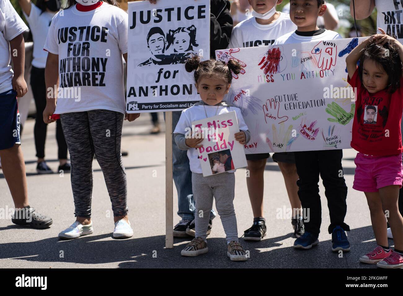 Chicago, IL on May 1, 2021. Children related to Anthony Alvarez ...