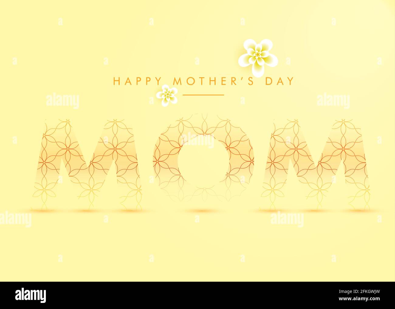 Happy mothers day mom vector design, Mother's day floral background ...
