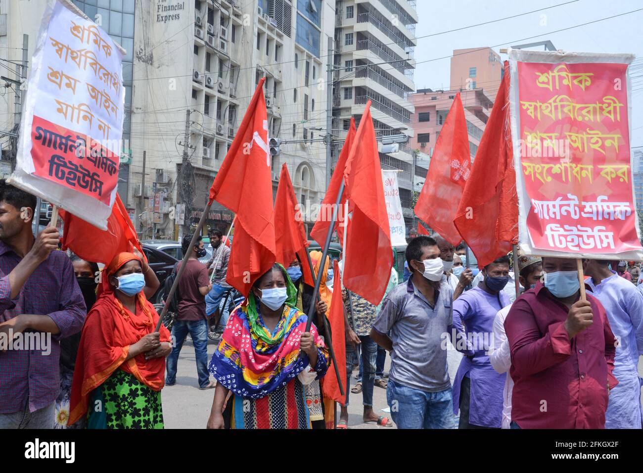 Bangladesh. 01st May, 2021. (5/1/2021) International Labor Day observed ...