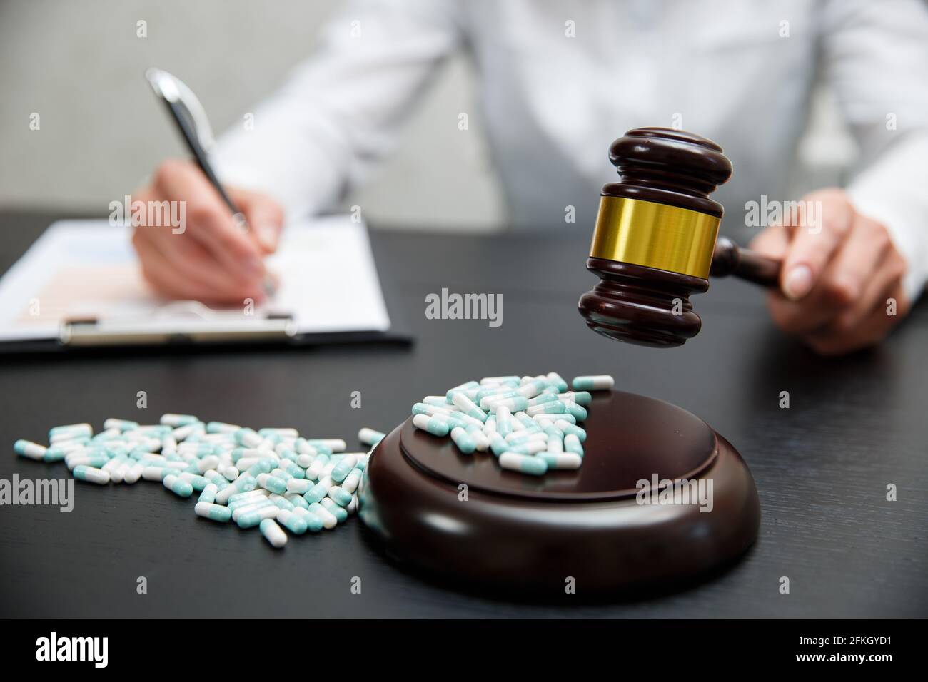 Medicine law concept judges hi-res stock photography and images - Alamy