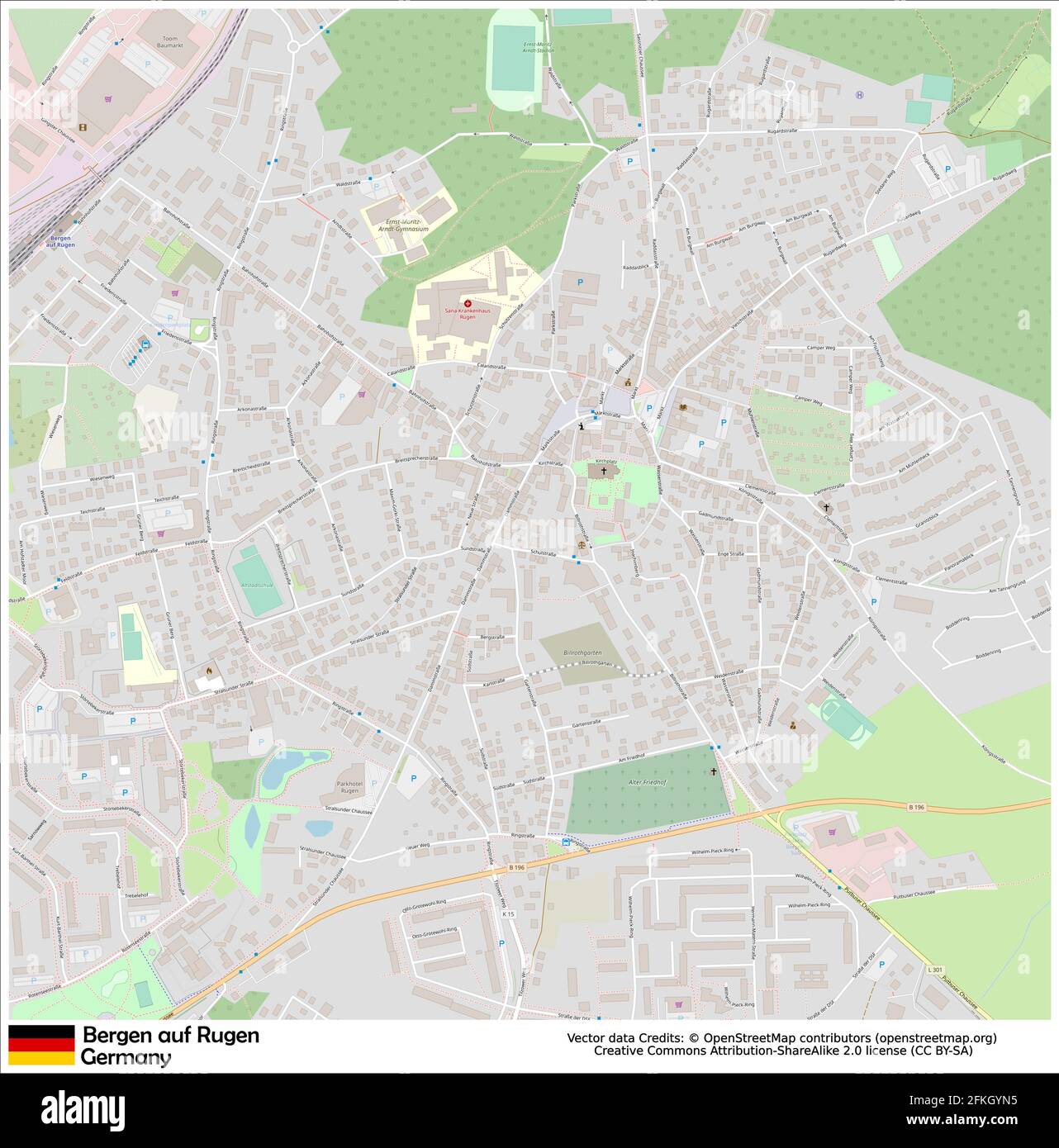 Bergen Map Stock Vector Images - Alamy