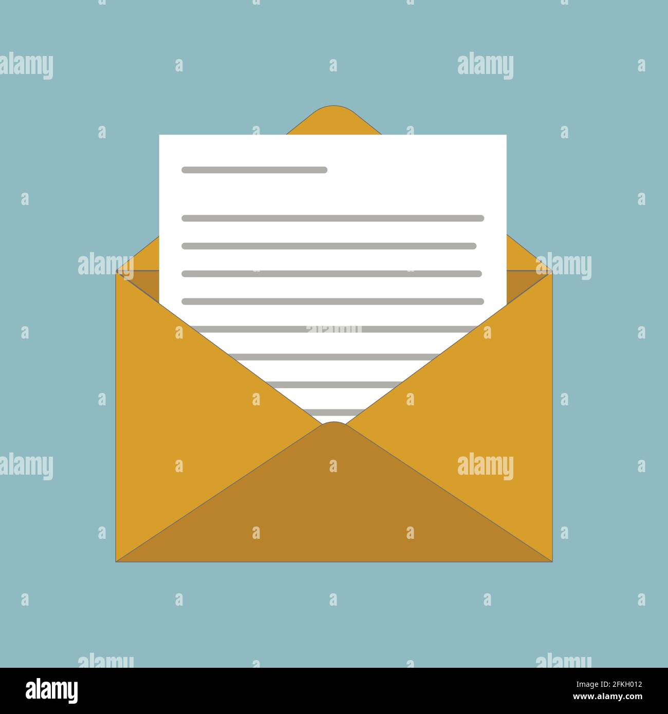 Read me envelope Stock Vector Images - Alamy