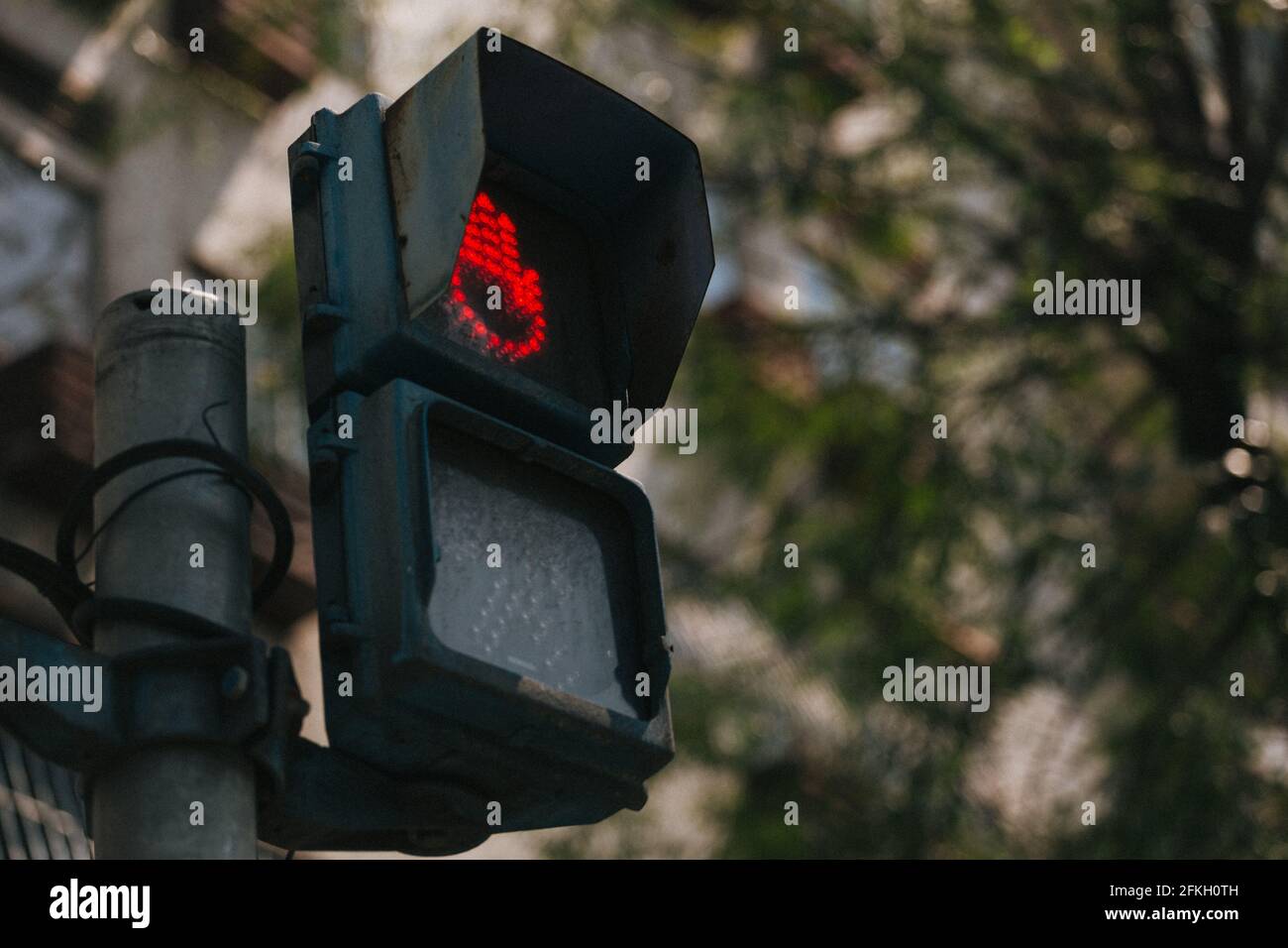 Closeup shot pedestrian sign hi-res stock photography and images - Alamy