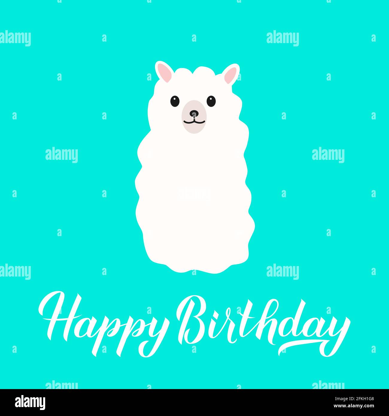 Happy Birthday Alpaca