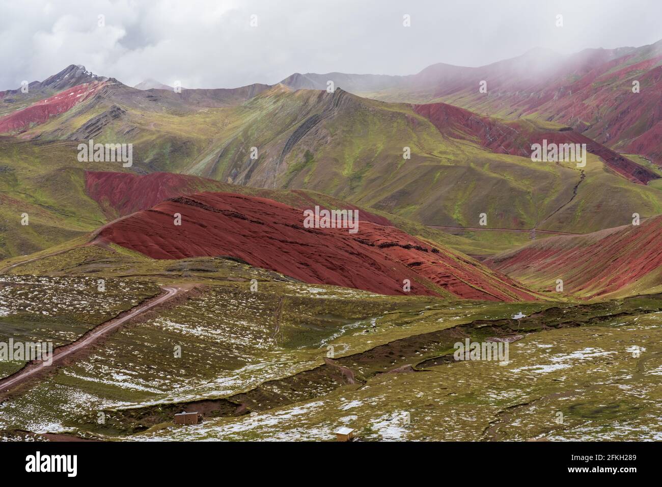 Palccoyo Rainbow Mountain In the Peruvian Andes Stock Photo - Alamy