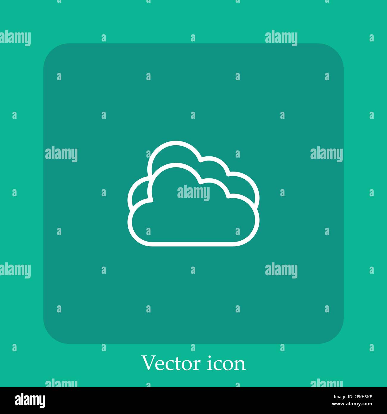 Umbrella on windy cloudy Stock Vector Images - Alamy