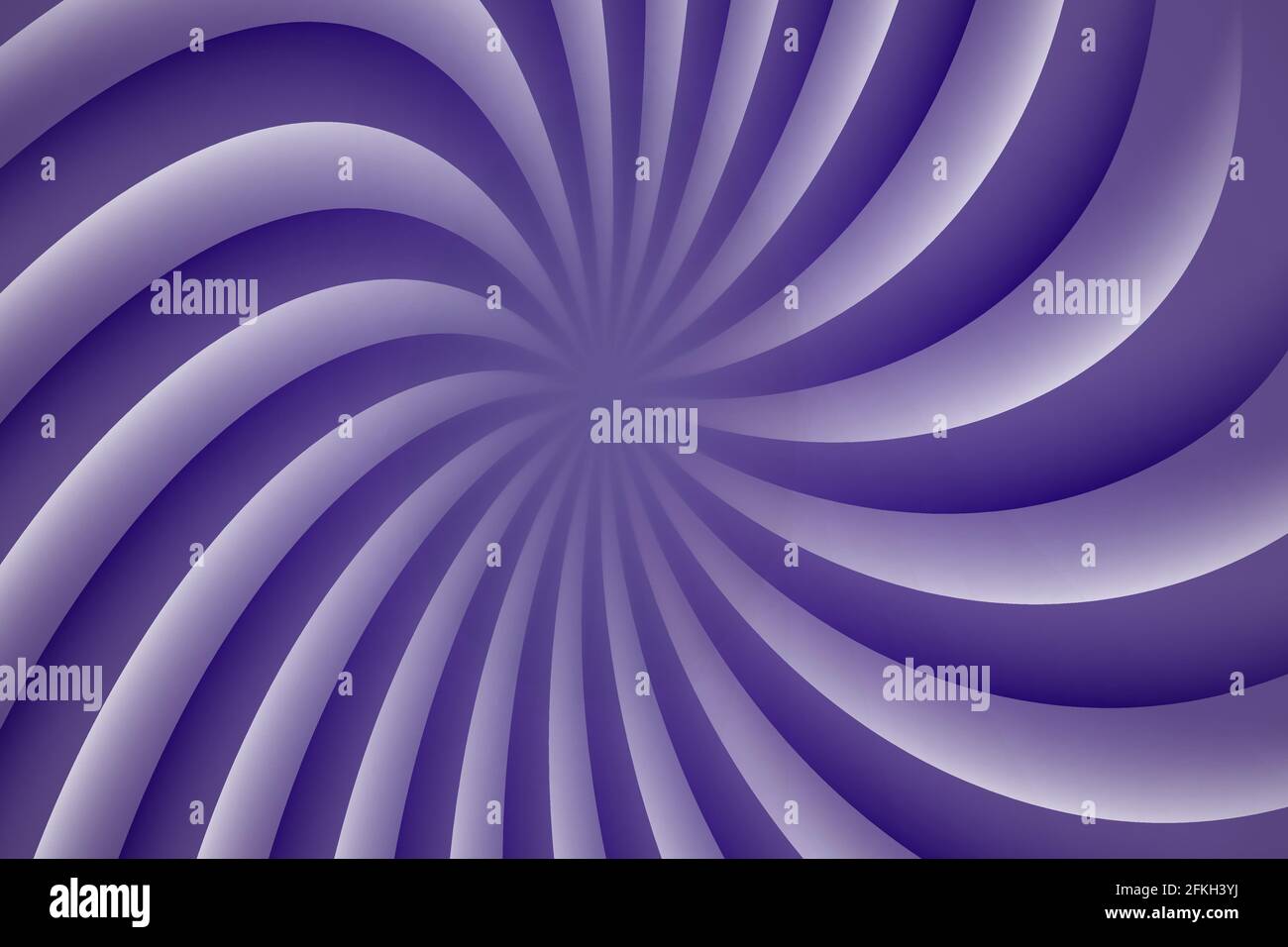 Ultra violet and white rotating hypnosis spiral. Optical illusion ...