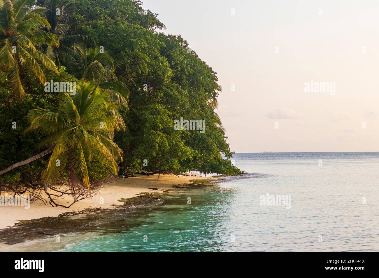 Shot of a tropical island Stock Photo - Alamy