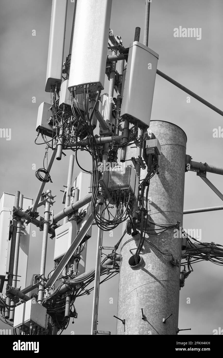Cell phone tower Stock Photo - Alamy