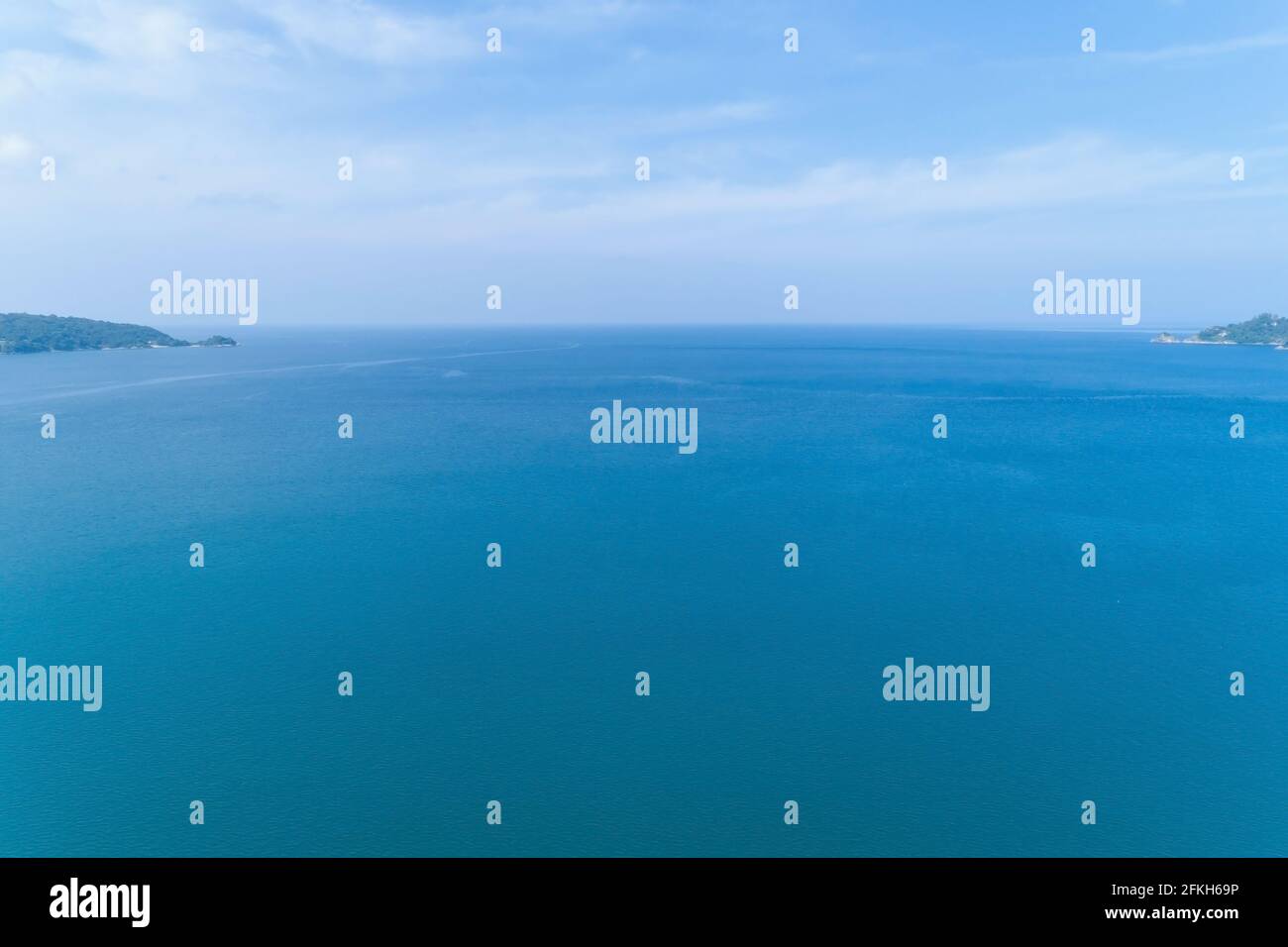 Sea surface aerial view,Bird eye view photo of blue waves and water ...